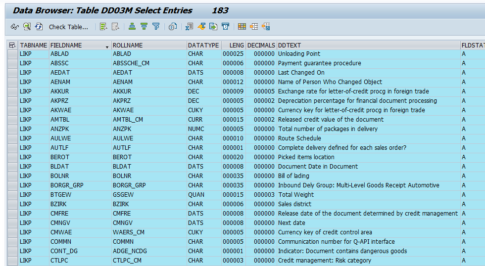How to Retrieve SAP Table Metadata Efficiently – 🙂My Easy B.I.